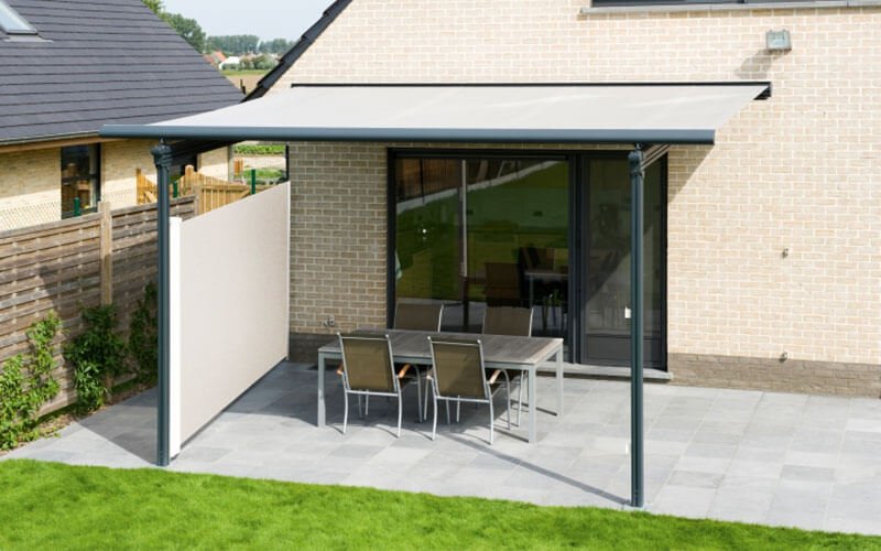 Solero® Windblocker | Schiebbare Windschutz | Privacy und Komfort